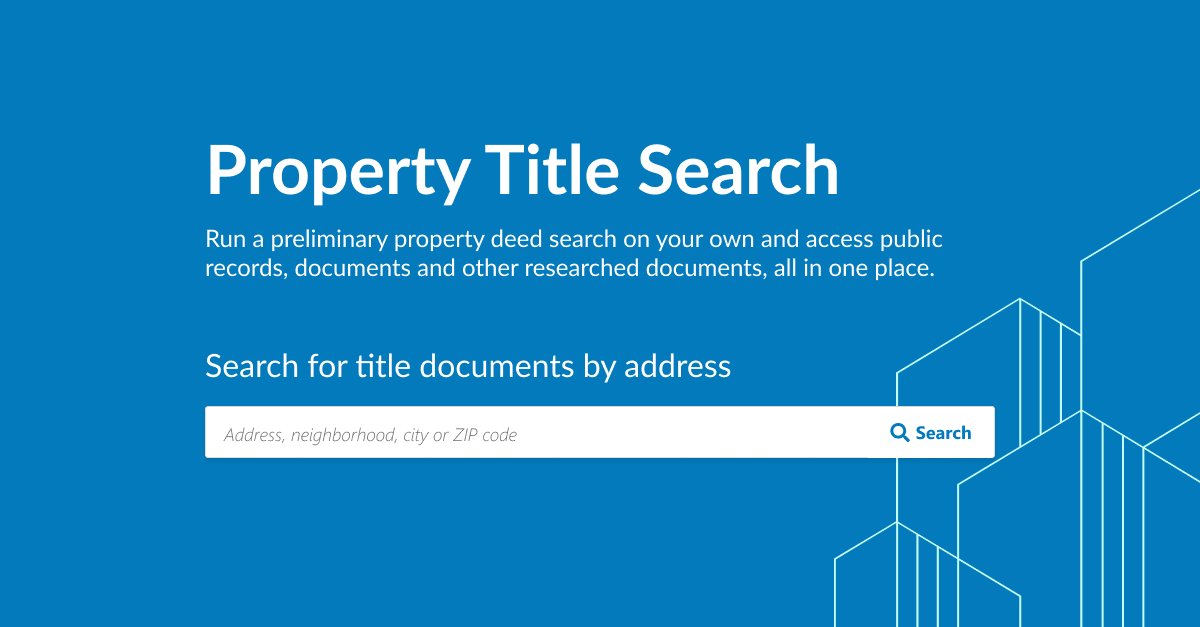 Property Title Search and Deed Lookup | PropertyShark | PropertyShark